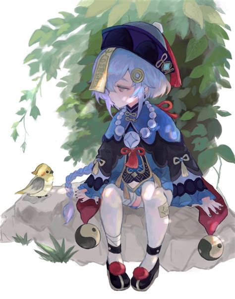 Qiqi Genshin Impact Drawn By Mumu Vosp Danbooru