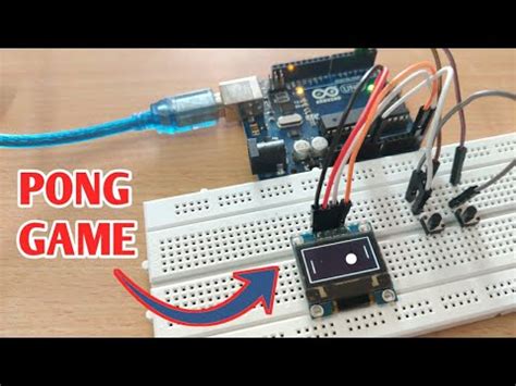 Arduino Pong Game Arduino Game Project With OLED SSD1306 Display YouTube