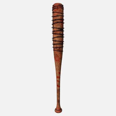 Lucille Baseball Bat Blood A D Model By Gsommer