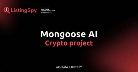 mongoose ai crypto project mongooseai token listings events analysis