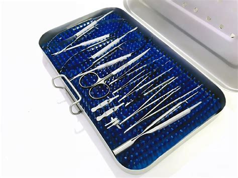 Micro Hand Surgery Instruments Kit Microvascular Clamp Surgical Suture Kit Etsy
