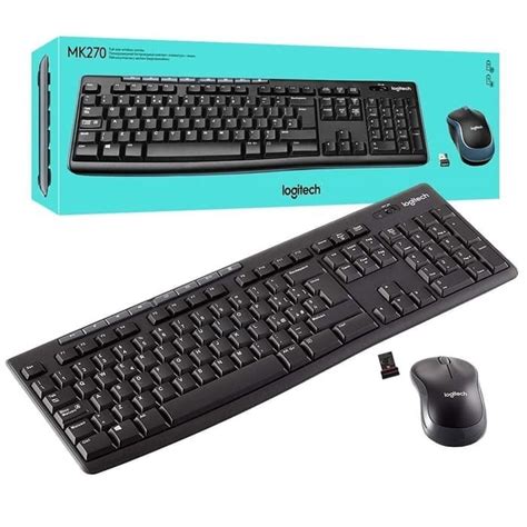Jual Logitech Mk270r Wireless Combo Mouse And Keyboard Mk270 Shopee Indonesia