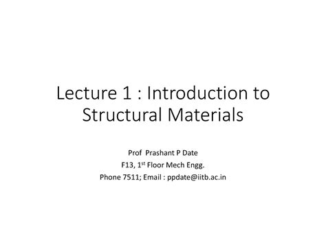 Lecture Introduction SOLID MECHANICS Studocu