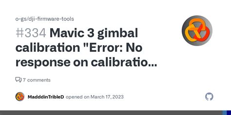 Mavic 3 Gimbal Calibration Error No Response On Calibration Command