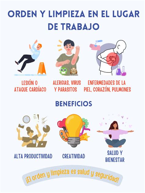 Boletín 1 Orden Y Limpieza En El Lugar De Trabajo Pdf