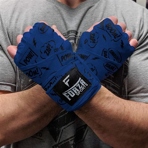 Forza Sports 180 Mexican Style Boxing And Mma Handwraps Columbia Blue