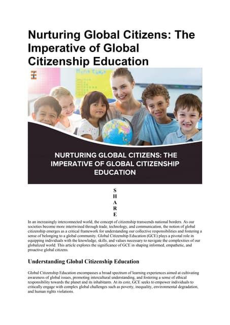 Global Citizenship Education Pptx
