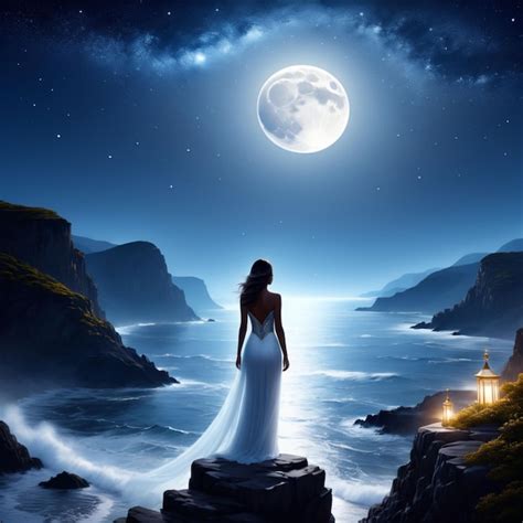 Premium Photo Moonlight Wallpaper