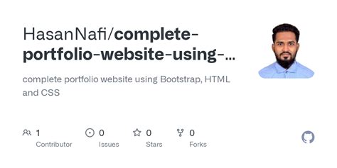 GitHub HasanNafi Complete Portfolio Website Using Bootstrap Complete Portfolio Website Using