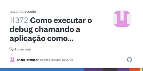 Como Executar O Debug Chamando A Aplicação Como Sigamdi Por Exemplo