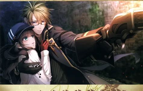 Wallpaper Night Fright Wall Glasses Costume Gloves The Gun Visual Novel For Mobile And