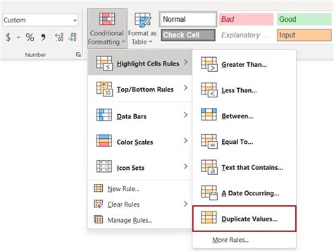 How To Highlight Duplicate Values Excel Tutorial Example
