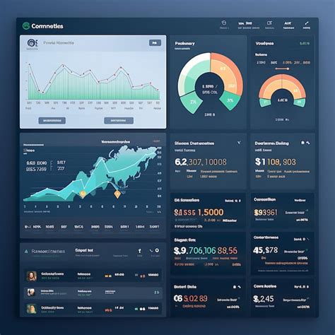 Premium Ai Image Web Dashboard Trading Performance Metrics Dashboard