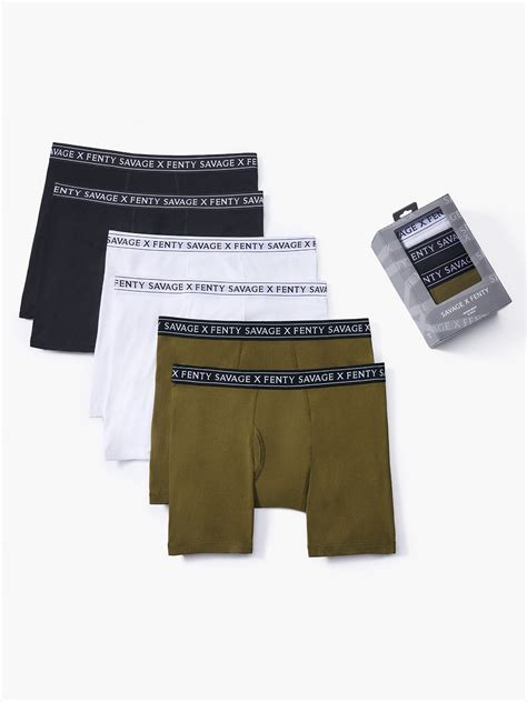 Savage Classics Boxer Briefs 6 Pack In Multi Savage X Fenty