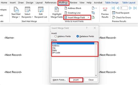 How To Mail Merge Labels From Excel To Word With Easy Steps Excel