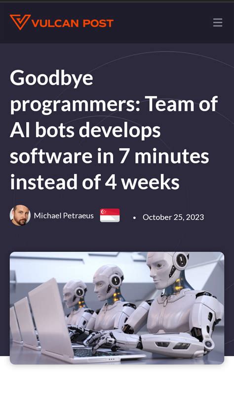 Goodbye Programmers