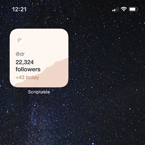 How To Show Your Live Twitter Follower Count In An IOS Widget