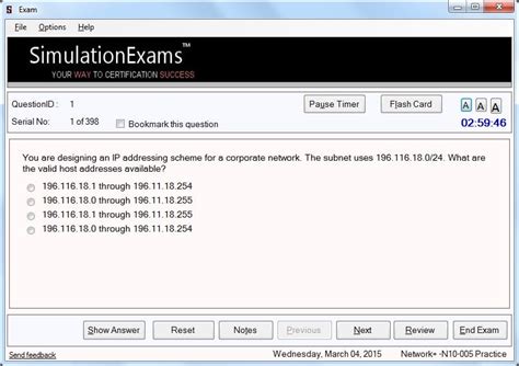 Practice Test With Labsim For Network By Examguides Medium