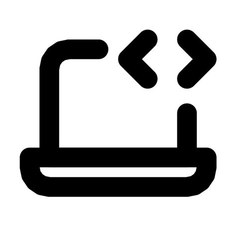 Code Laptop Vector SVG Icon SVG Repo