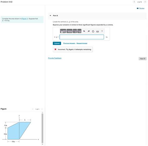 Solved Problem 9 622 ﻿of 5reviewpart Aconsider The Area