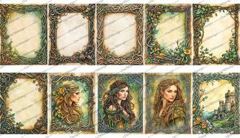 Celtic Junk Journal Printable Pages Junk Journal Kit Scrapbook
