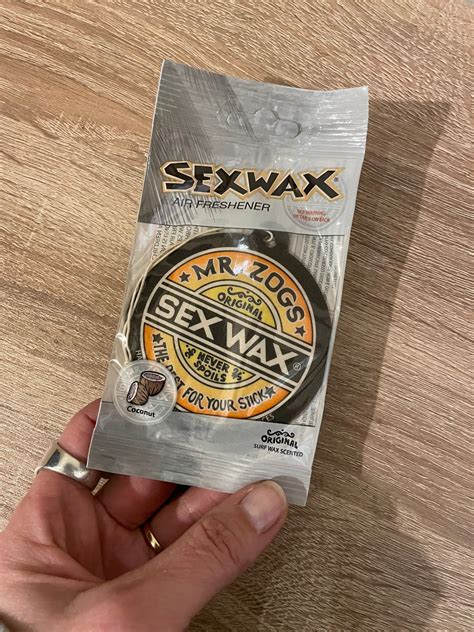 Sex Wax Coconut Air Freshener Jolly Brown