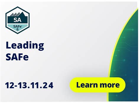 Leadingsafe Scaledagile Scaledagileframework Lean Agile Training Transformation Mindset