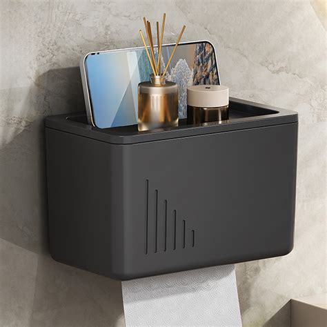 Qwtwty Bathroom Decor Tissue Cover Box With Tissue Cell Phone Facial Paper Organizer For Kitchen