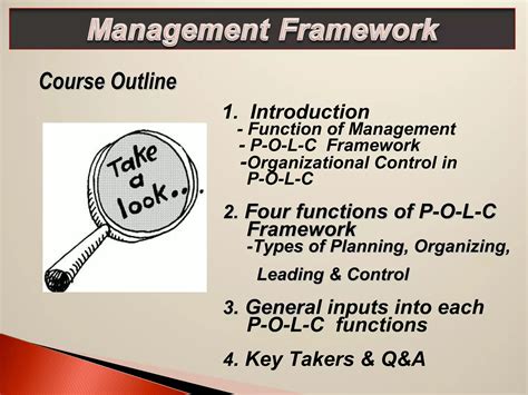 Management Framework Polc Ppt