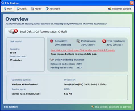 File Restore Rogue Optimization And Hard Drive Repair App Designated As A Dangerous Money
