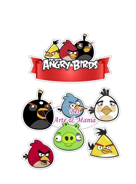 Kit Festa Angry Brids 84 Itens Elo7 Produtos Especiais