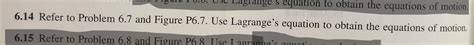 Solved 614 Refer To Problem 67 And Figure P67 Use