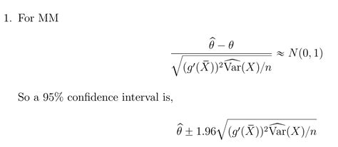Statistics Method Of Moments Estimator And Confidence Interval Geometric Distribution