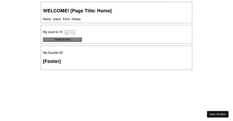React Latest Samples Codesandbox