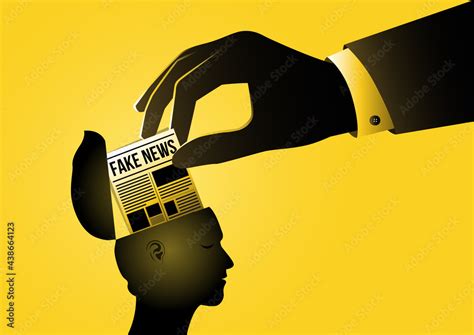 Vetor De Fake News And Hoax Businessman Stock Vector Do Stock