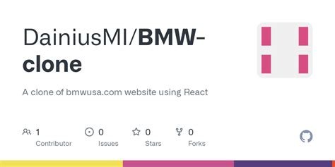 Github Dainiusmi Bmw Clone
