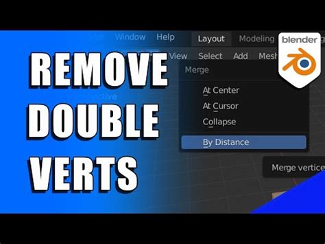 How To Merge Vertices Edges And Faces In Blender