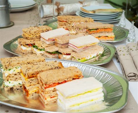 Best Of British Selection Of Party Sandwiches 🇬🇧 Spicetraveller