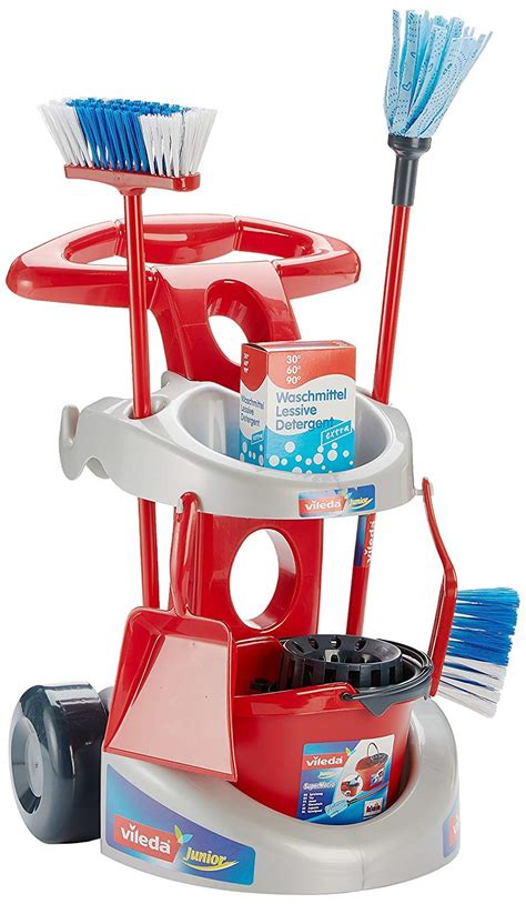 Theo Klein 6721 Vileda Broom Trolley I The Set With Robust Accessories