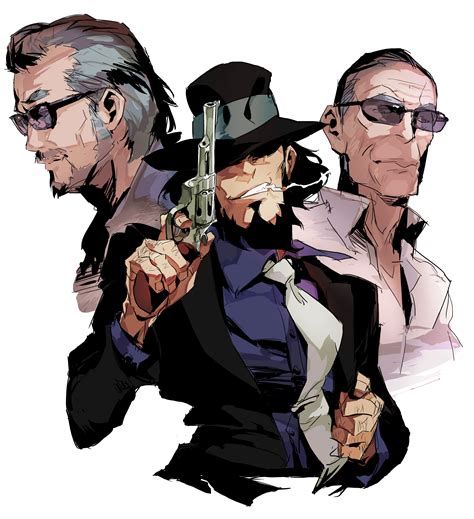 Jigen Daisuke Ootsuka Akio And Kobayashi Kiyoshi Lupin Iii Drawn By Teru By M Danbooru