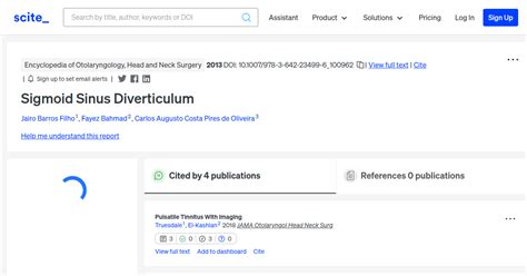 Sigmoid Sinus Diverticulum