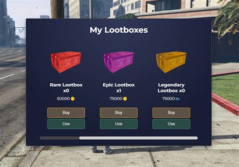 ESX QB XeX Lootbox Crates Mystery Boxes Roulette System Like CSGO FiveM Releases