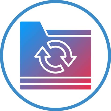 Premium Vector Vector Design File Backup Icon Style