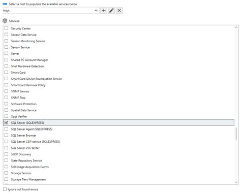 Assign Services Server Manager Help