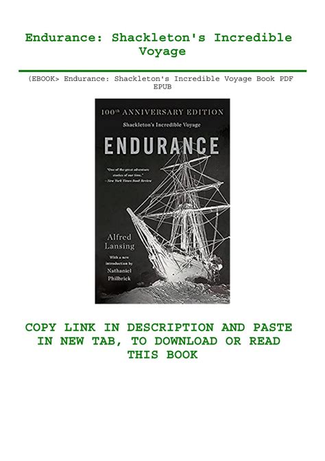 Ebook Endurance Shackletonand039s Incredible Voyage Book Pdf Epub