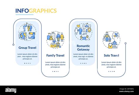 Travel Types Blue Rectangle Infographic Template Stock Vector Image And Art Alamy