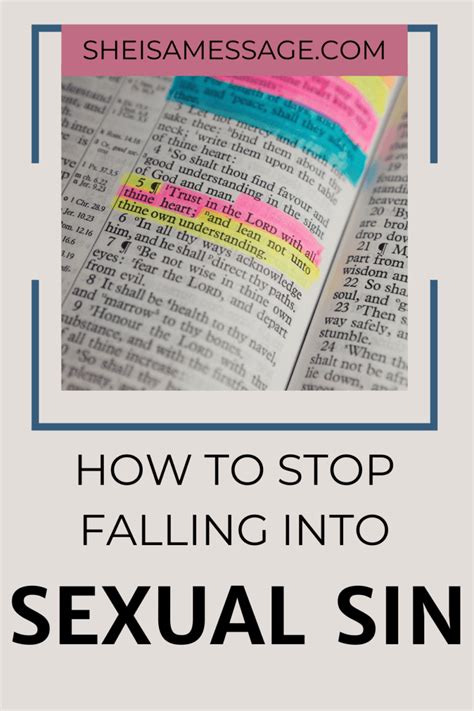 How To Stop Struggling With Sexual Sin And Be Free She Is A Message