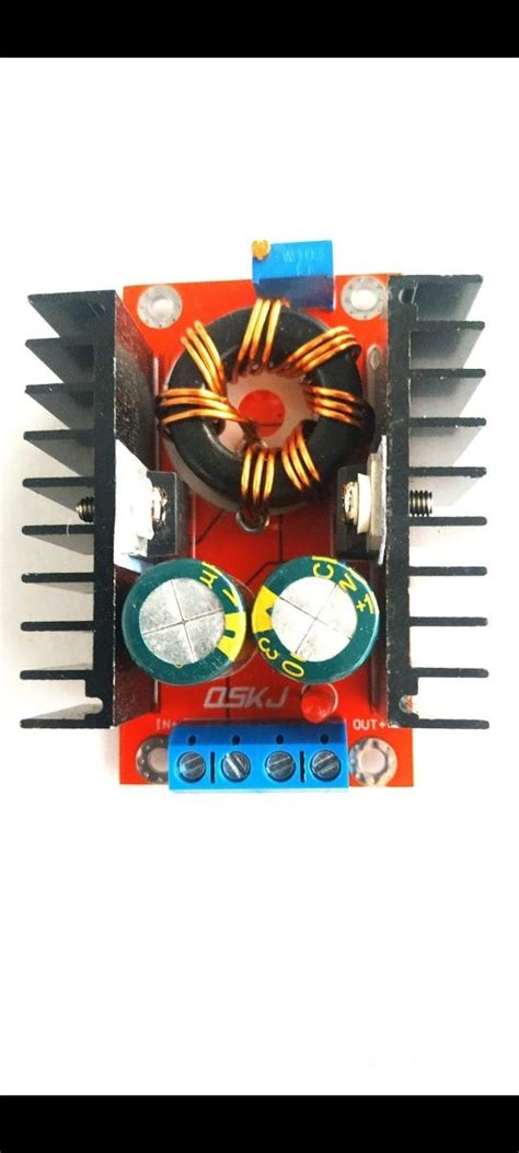 Повышающий регулируемый Dc Dc преобразователь напряжения и тока 40 грн Кабелі адаптери