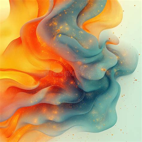 The Image Showcases A Dynamic Abstract Design With Vibrant Color Patterns Suggestive Of Flowing