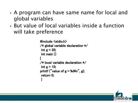 Scope Of Variables Pptx
